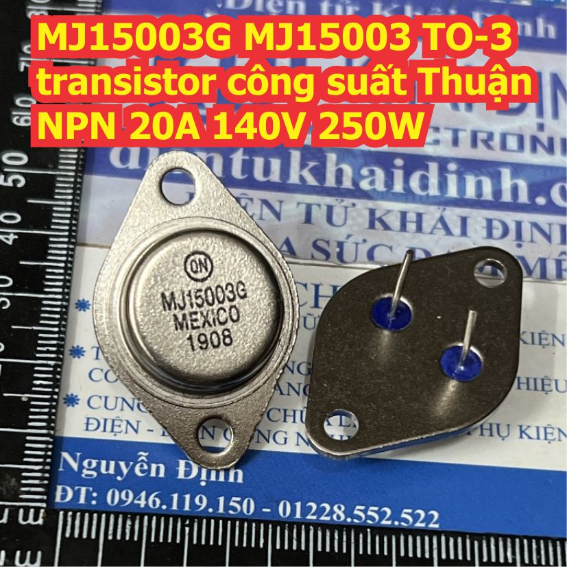 MJ15003G MJ15003 MJ15004G MJ15004 TO-3 transistor công suất Thuận NPN ...
