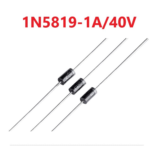 Túi 10 Con - 1N5819 - Diode Schottky IN5819 1A/40V DO-41 Chân Cắm - Đi ...