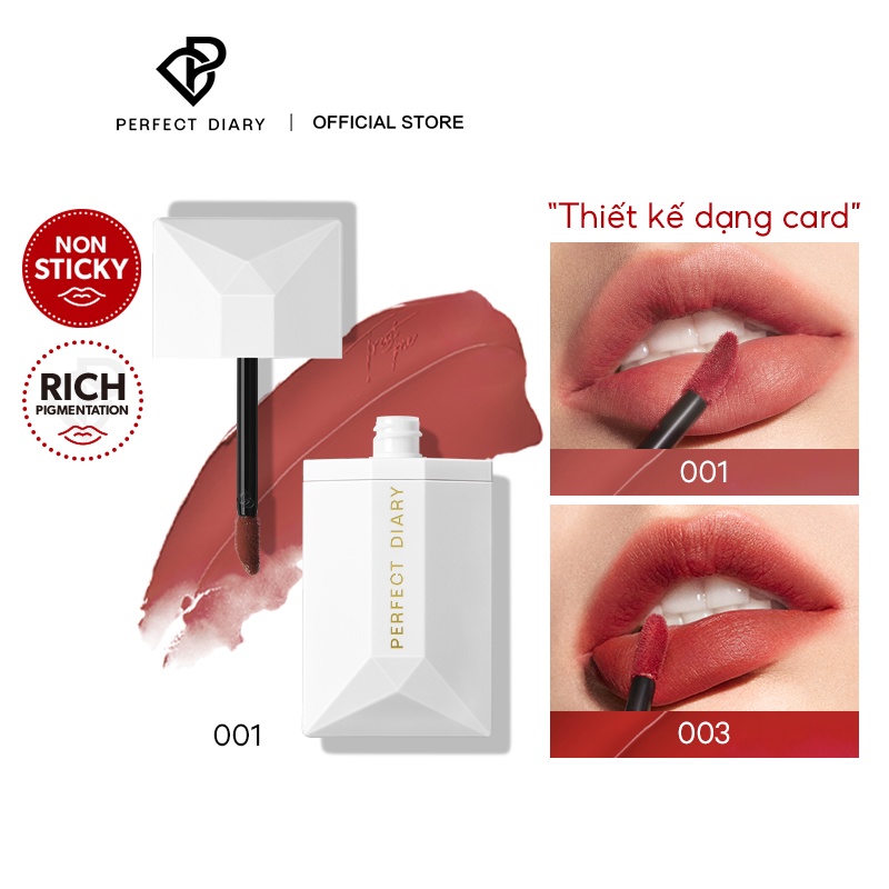 Son Kem Perfect Diary ReadMe Lip Sheer Velvet Chất Kem Nhung Lì Lâu ...