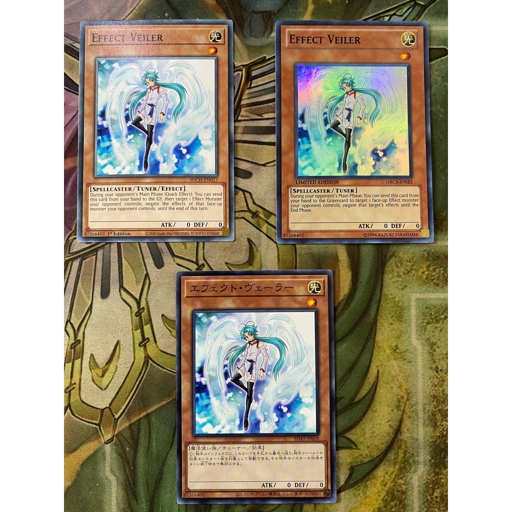 [YGD] Thẻ bài Yugioh chính hãng - Effect Veiler | Shopee Việt Nam
