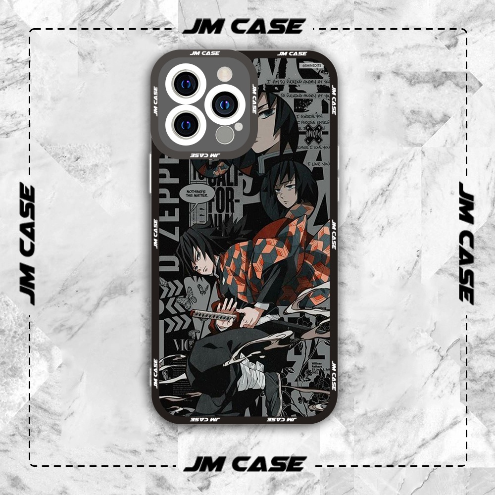 Ốp lưng iphone samsung xiaomi oppo cạnh vuông JMCase Giyuu Collage ...
