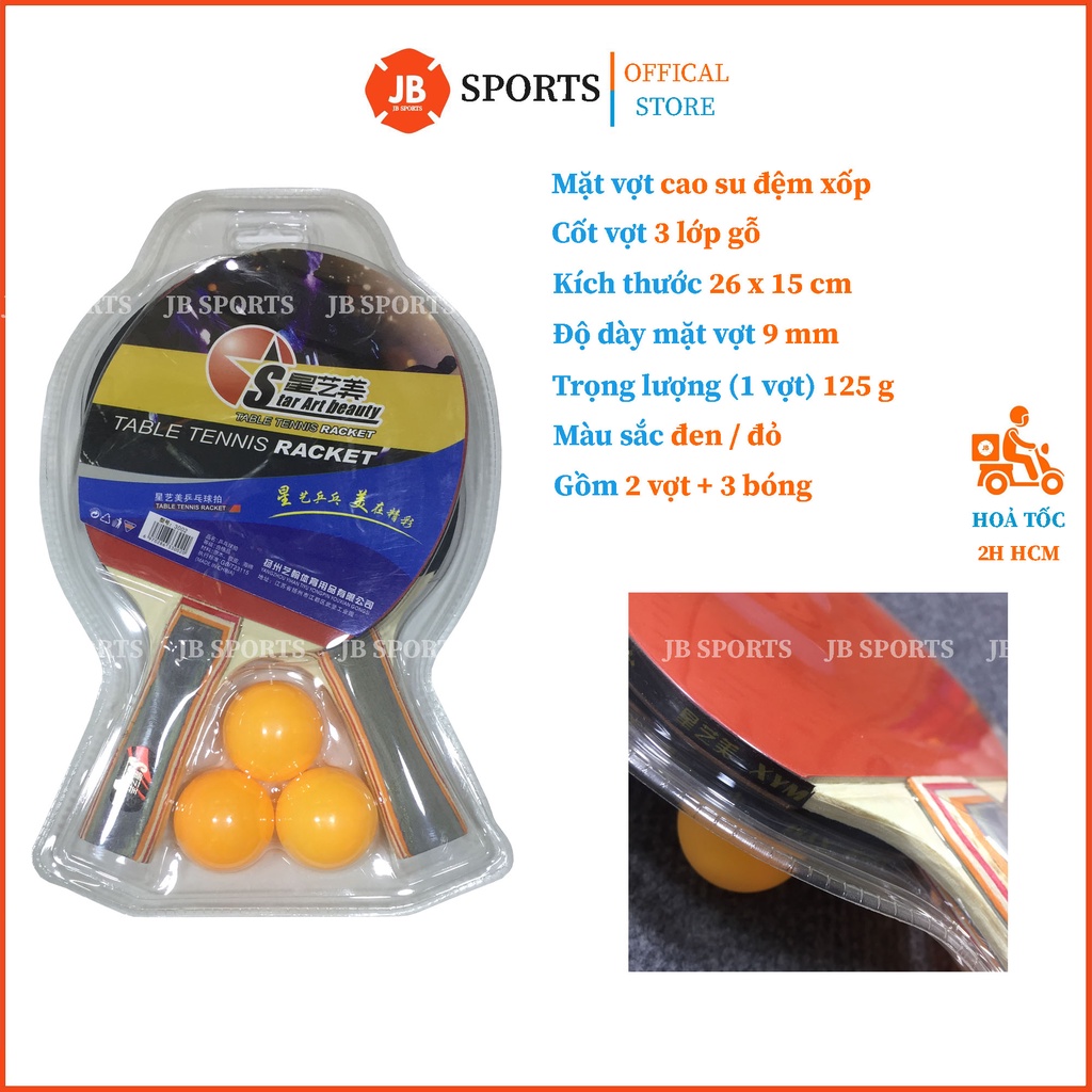 Bộ Vợt Bóng Bàn Chính Hãng Decoo, Bokai, Butterfly, 999, Fuliao, Start ...