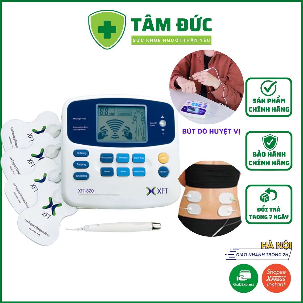 Máy Massage Xung Điện trị liệu XFT-320 có chế độ bút dò huyệt , máy massage trị liệu 3 chế độ ...
