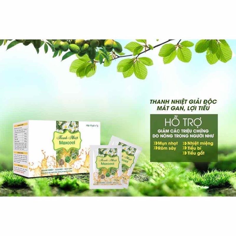 THANH NHIỆT MAXCOOL, HỘP 10 GÓI | Shopee Việt Nam