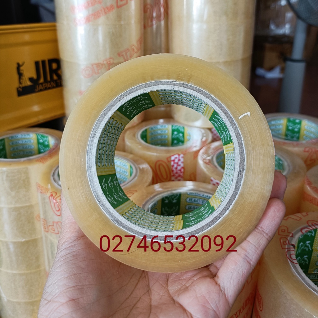 1 Cuộn Băng Keo Trong Suốt Đóng Thùng Loại 200 Yard | Shopee Việt Nam