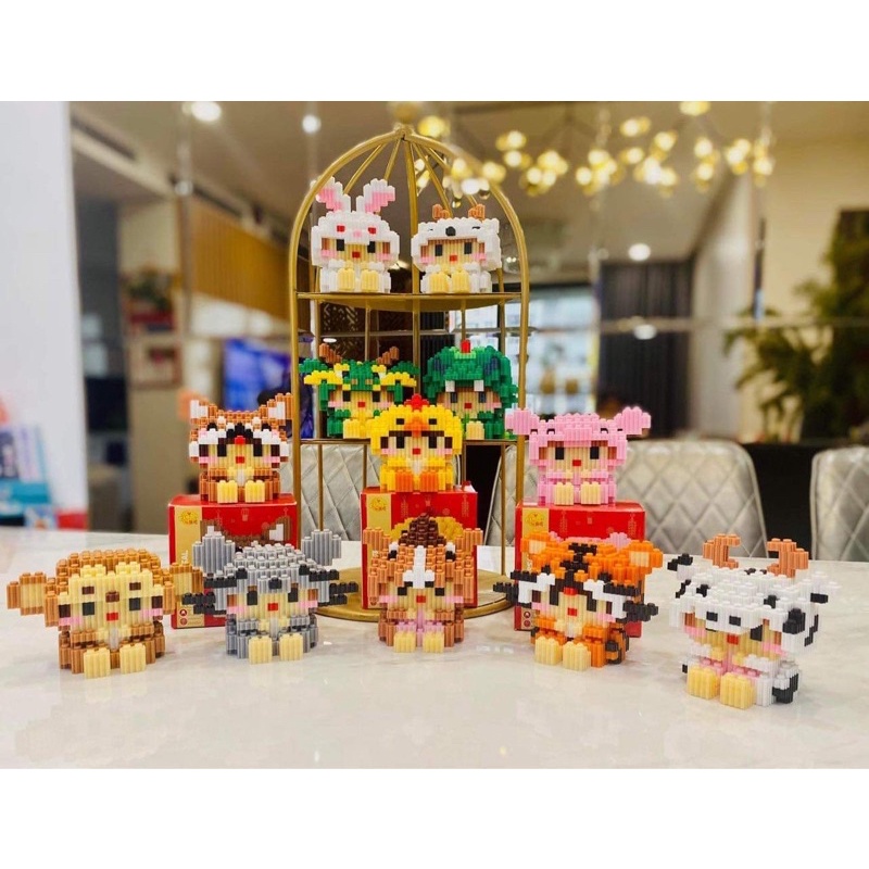 Lego lắp ráp 12 con giáp | Shopee Việt Nam