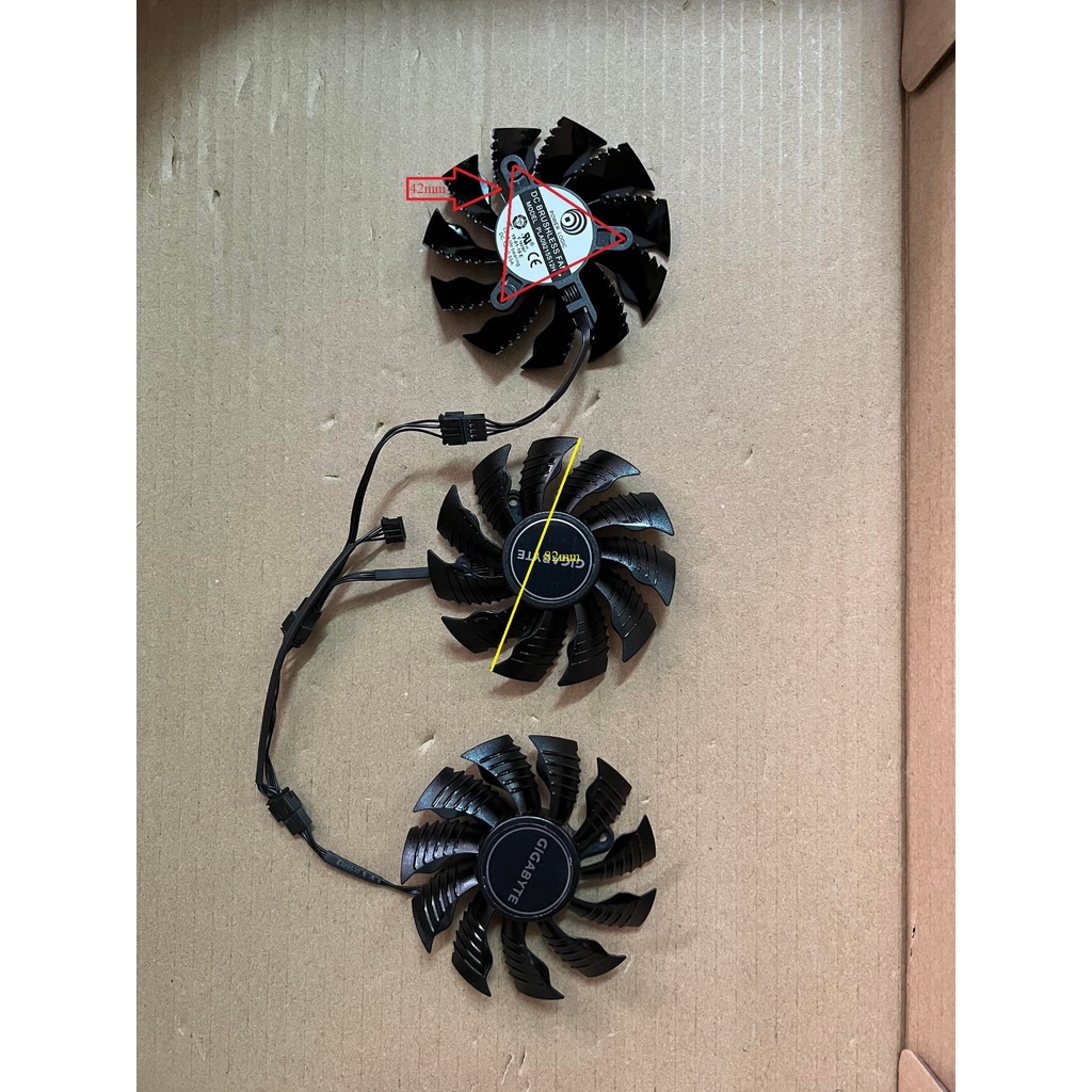 Gigabyte 1660 2060 3 fan Size 82mm | Shopee Việt Nam