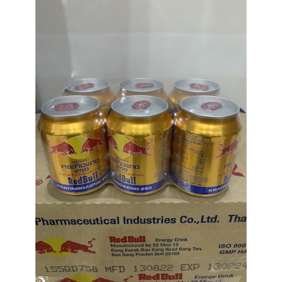 Bò Húc Thái (Nước Tăng Lực Red Bull) 24 lon x 250ml | Shopee Việt Nam