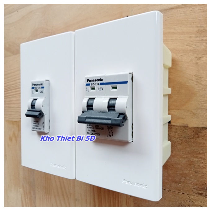 COMBOM Aptomat - Cầu dao tự động PANASONIC 1P, 2P 16A - 63A Với Mặt, Đế cầu dao | Shopee Việt Nam