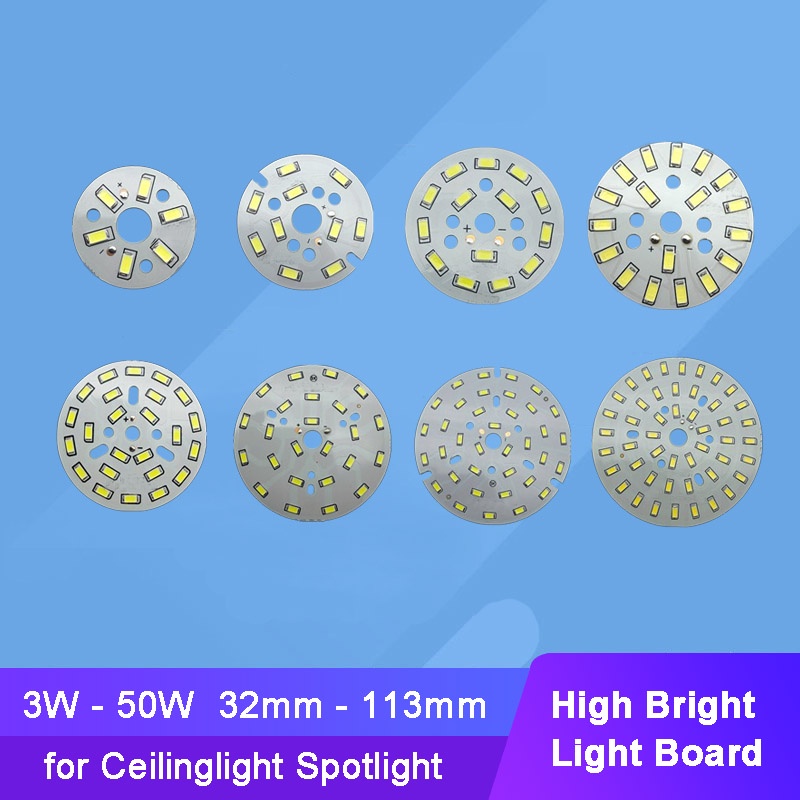 Set 2 Chip Đèn Led Tròn 2835 SMD 3W - 50W 32mm-113mm | Shopee Việt Nam