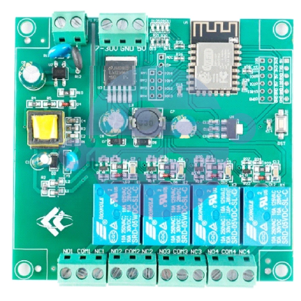Module Wifi ESP8266 4 Relay 220VAC | Shopee Việt Nam