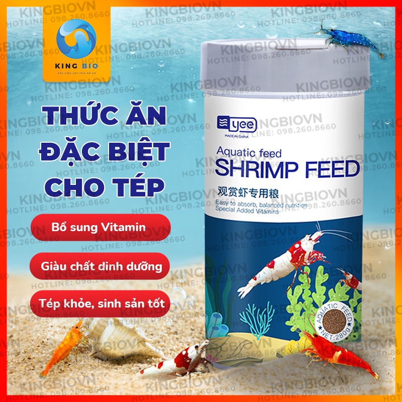 [King Bio] Yee Shrimp thức ăn thúc đẩy tăng trưởng và hỗ trợ kích màu ...