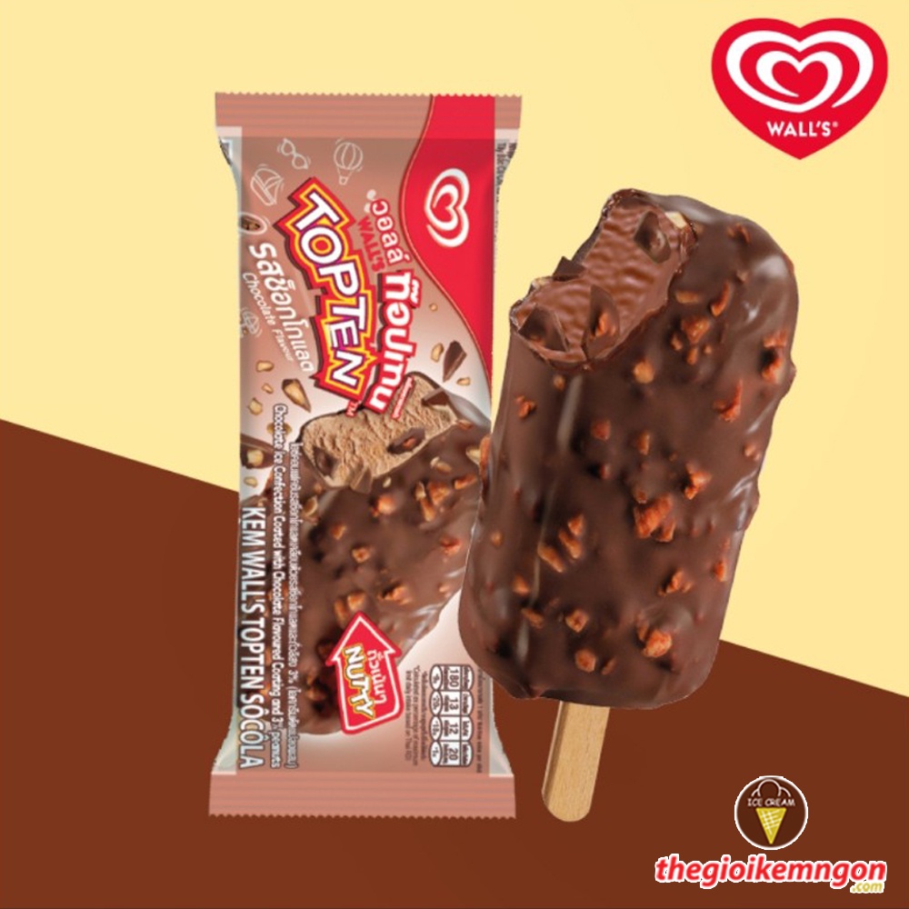 Kem socola Topten Chocolate Wall's 70ML | Shopee Việt Nam