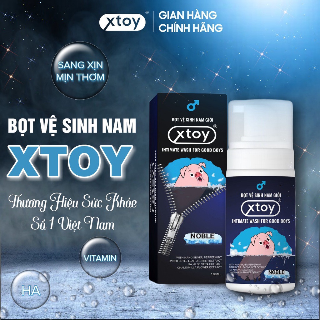 Bọt vệ sinh nam giới XTOY Dung dịch tạo bọt 100ml | Shopee Việt Nam