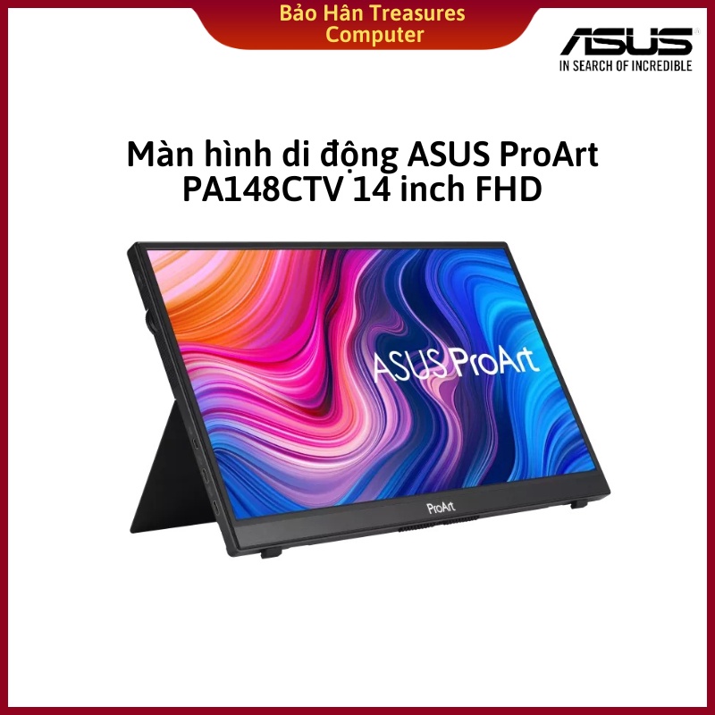 Màn hình di động ASUS ProArt PA148CTV 14 inch FHD - Hàng Chính Hãng( Về hàng 28/09/2024 ...
