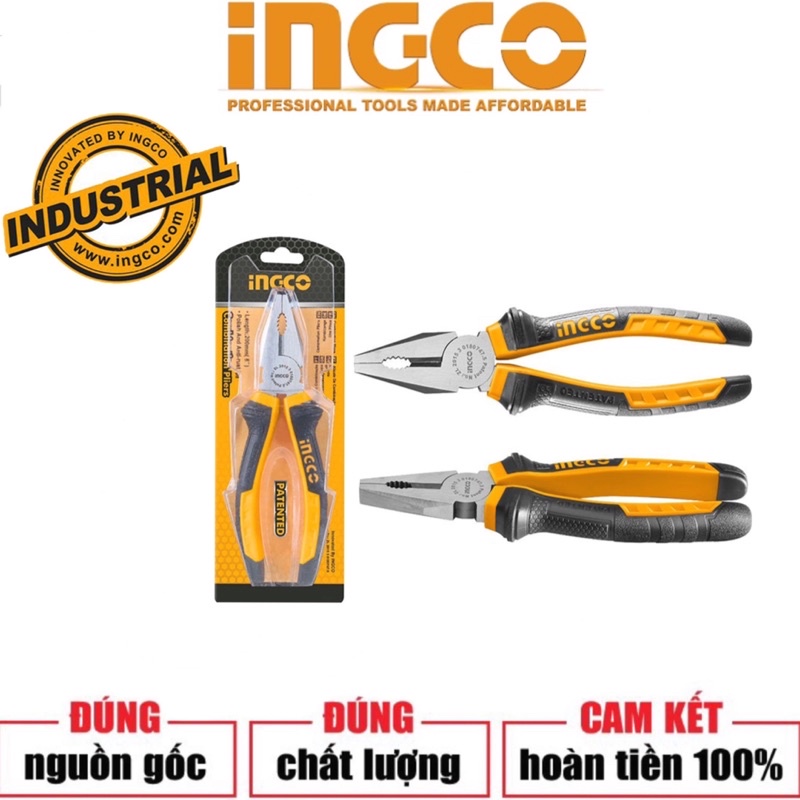 ĐỒ NGHỀ INGCO Kềm răng 6inch/160MM HCP08168 / 7inch/180MM HCP08188 ...