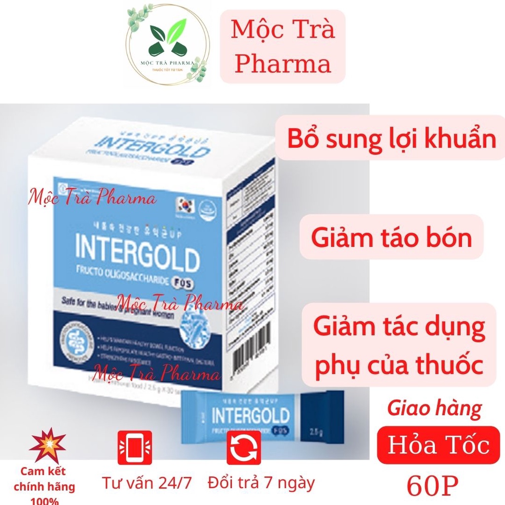 (Nhập khẩu Hàn Quốc) INTERGOLD dành cho Người bị rối loạn tiêu hóa- Hộp 20gói | Shopee Việt Nam