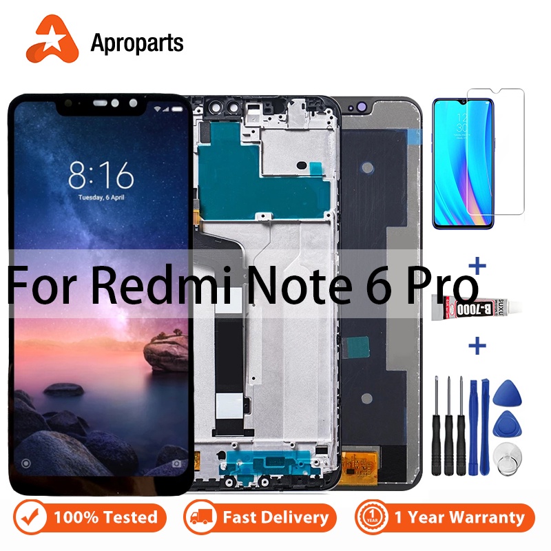 Dành Cho Xiaomi Redmi Note 6 Pro Màn Hình Hiển Thị LCD Bộ Số Hóa Cảm ...
