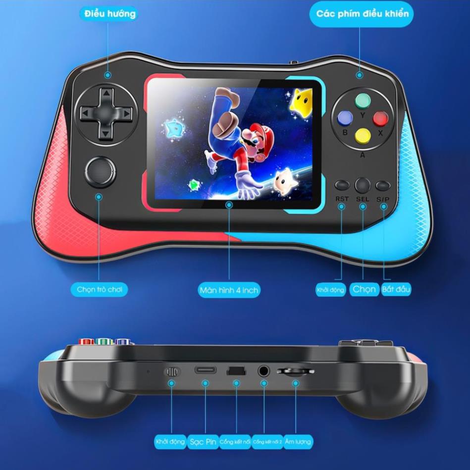 Máy chơi game cầm tay M8 Plus - Bản new 2023 - Màn hình nét tinh xảo ...
