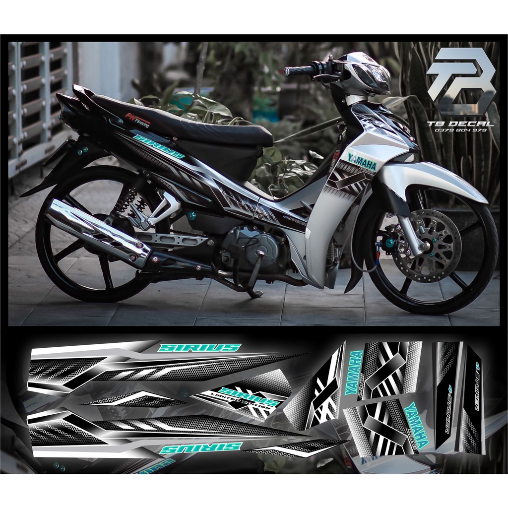 Tem sirius Trắng Đen Mx 1207 | Shopee Việt Nam