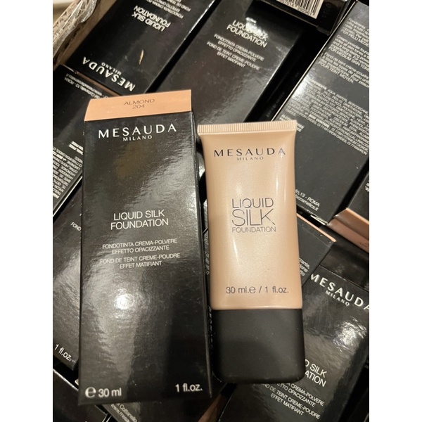 Kem nền trang điểm Liquid Silk Foundation Mesauda Milano 30ml | Shopee ...