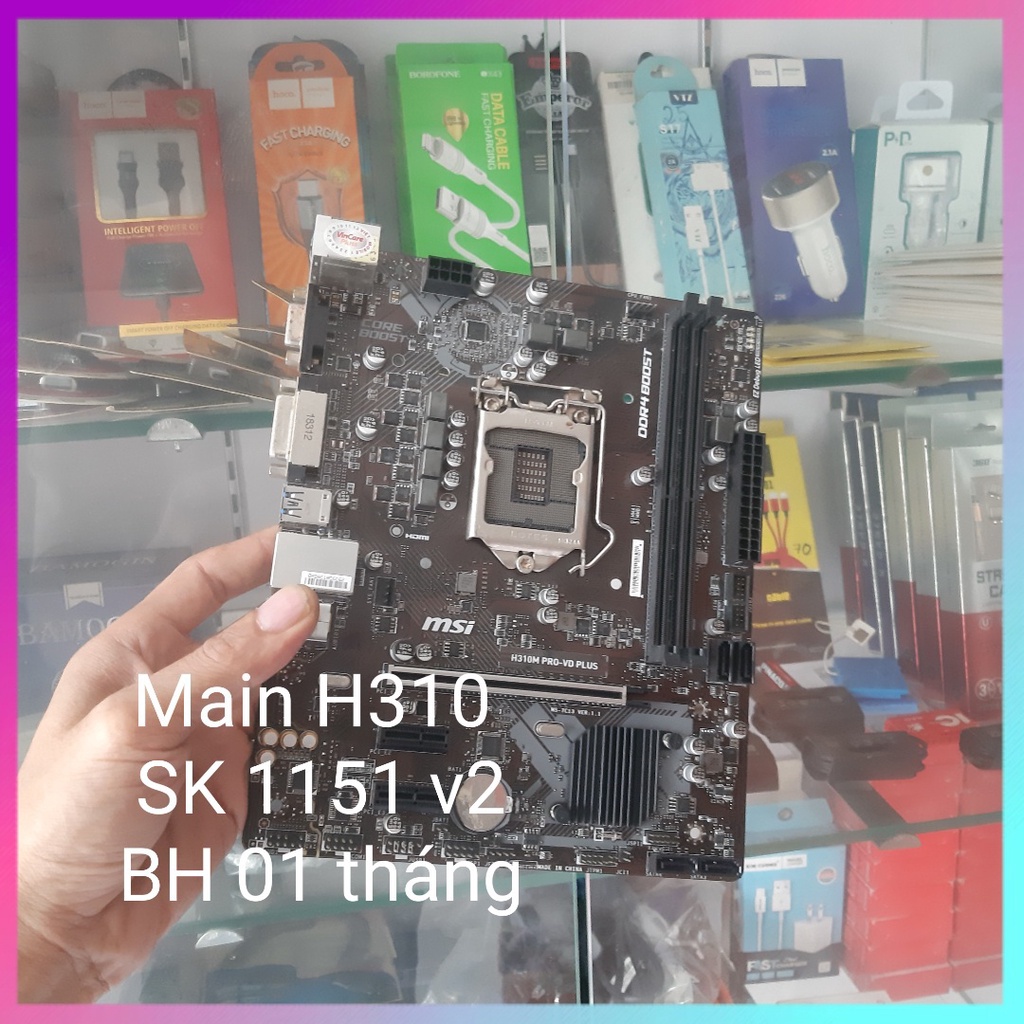 Main H310 Giga/ Asus/ MSI chạy tốt kèm Fe, tặng keo tản nhiệt CPU ...