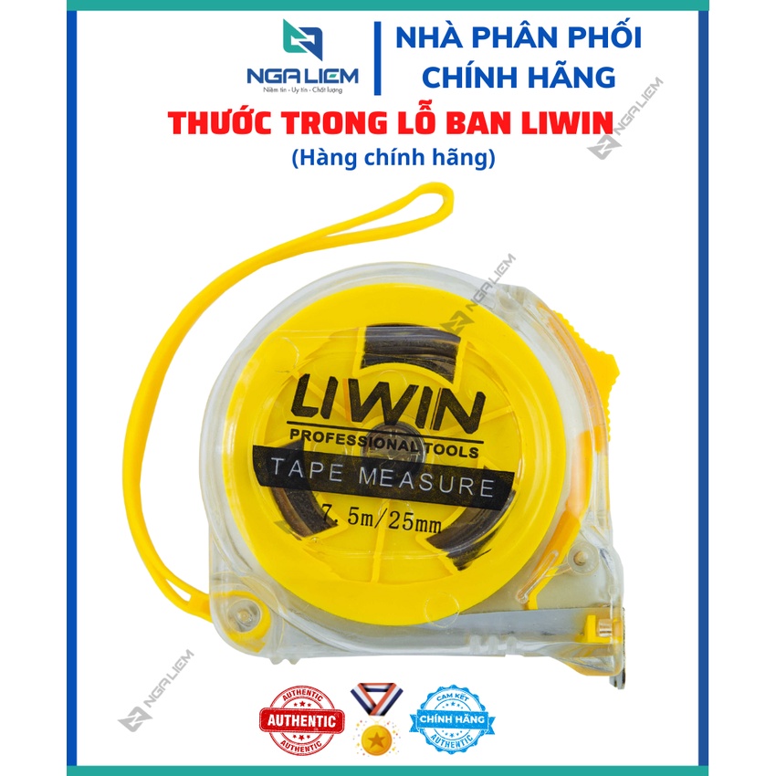 Thước Kéo Trong 1 Mặt Lỗ ban (3m, 5m, 7m5, 10m) LIWIN | Shopee Việt Nam