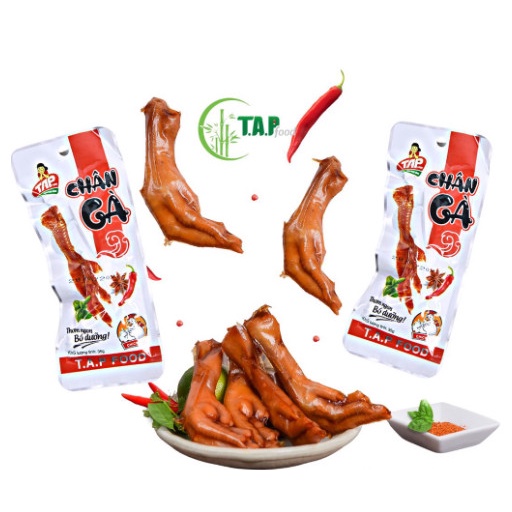 Chân gà cay Tứ Xuyên hãng TAP Food | Shopee Việt Nam
