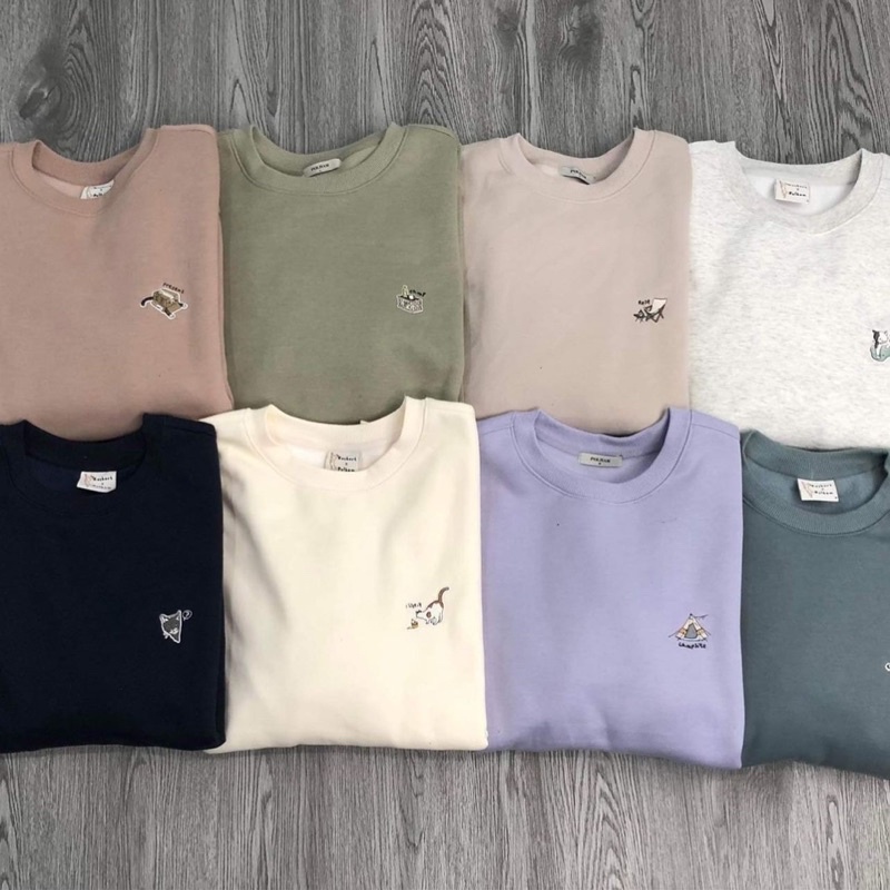 ÁO SWEATER POLHAM BRAND HÀN QUỐC CỰC XINH, CHẤT LIỆU COTTON x NỈ BÔNG ...