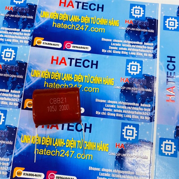 Tụ CBB CBB21 2000V 105J 1uF 31mm | Shopee Việt Nam