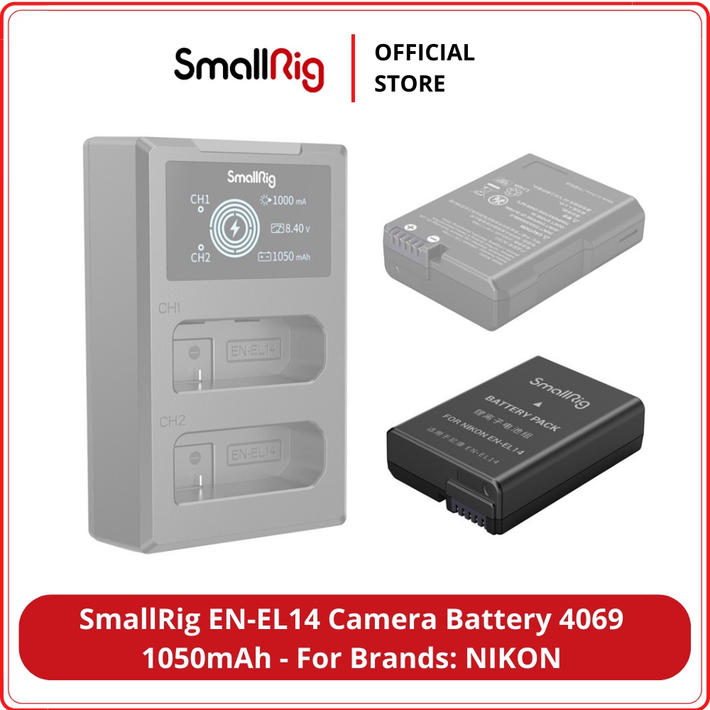 SmallRig EN-EL14 Camera Battery 4069 - Pin 1050mAh Dành Cho Máy Ảnh ...