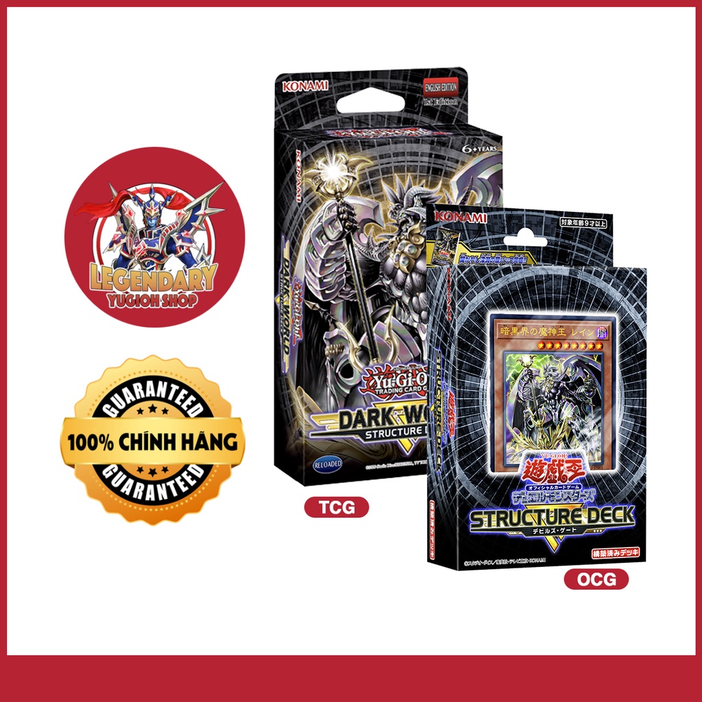 [Bộ Bài Yugioh Chính Hãng] Structure Deck: Dark World SR13 | Shopee Việt Nam