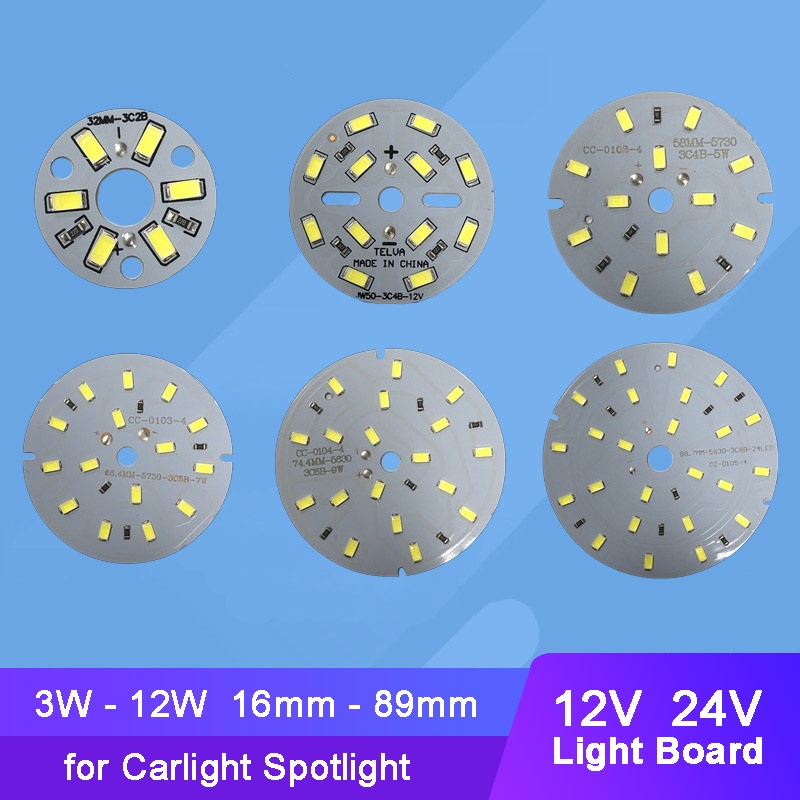 Set 2 Bảng Đèn LED 12V 24V 4000K Ánh Sáng Trắng Ấm | Shopee Việt Nam