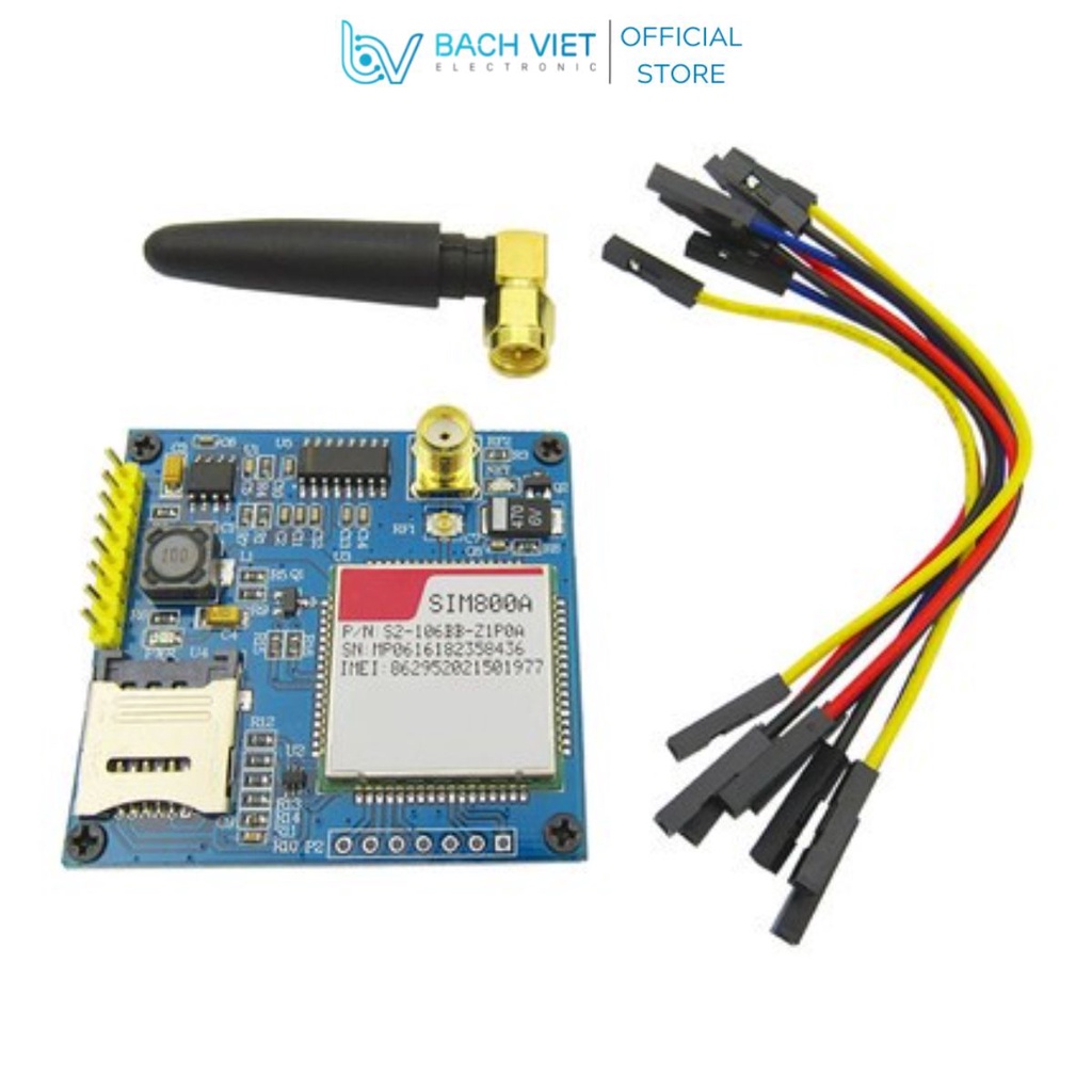 Mô đun SIM800A GSM GPRS - TRUYỀN DỮ LIỆU KHÔNG DÂY QUA SMS/GSM/GPRS ...