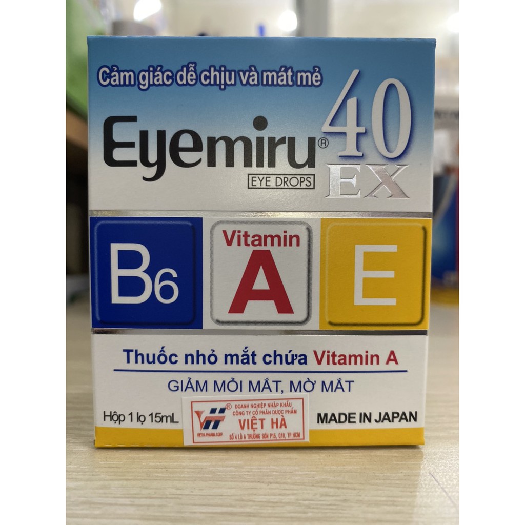 Thuốc Nhỏ Mắt Eyemiru 40EX chai 15ml | Shopee Việt Nam