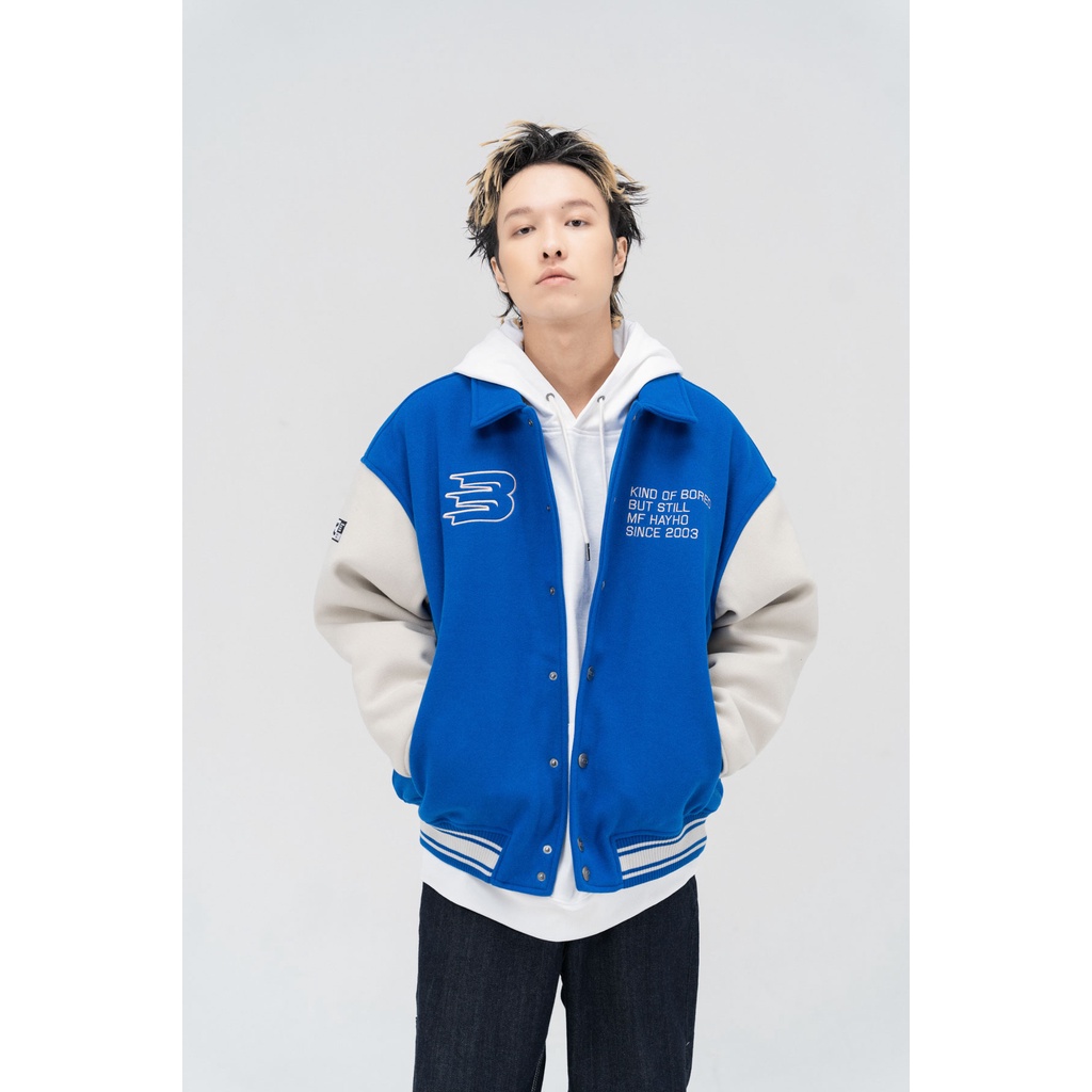 Áo Khoác Dạ Unisex BOO Thêu Logo BOOLIGAN | Shopee Việt Nam