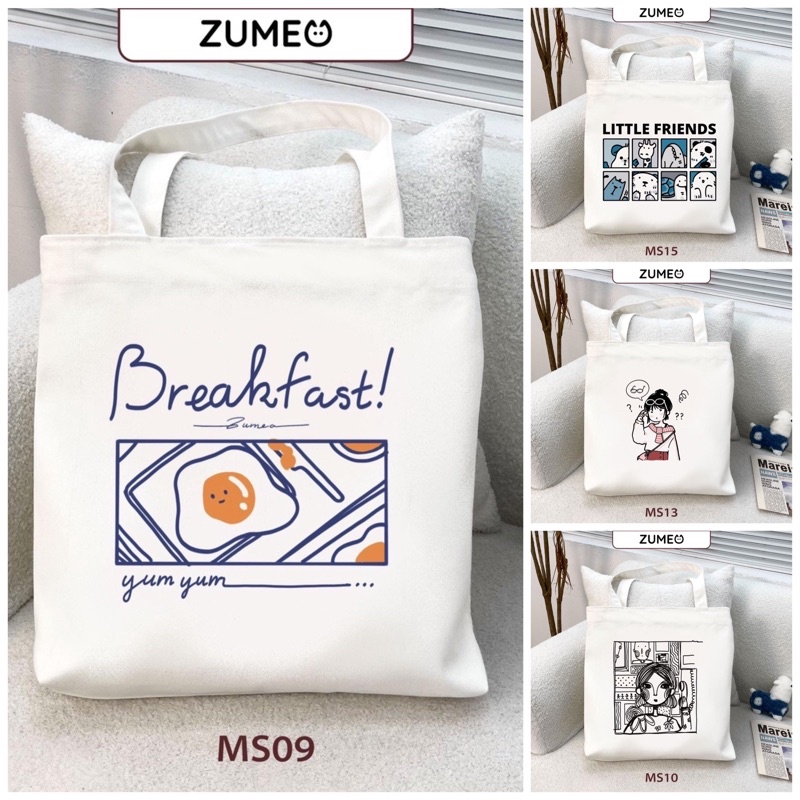 [LỖ STORE] Túi tote, Túi vải canvas Zumeo mẫu tổng hợp MS01-MS25 ...