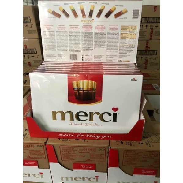 Socola Merci Đức 400g có 32 thanh | Shopee Việt Nam