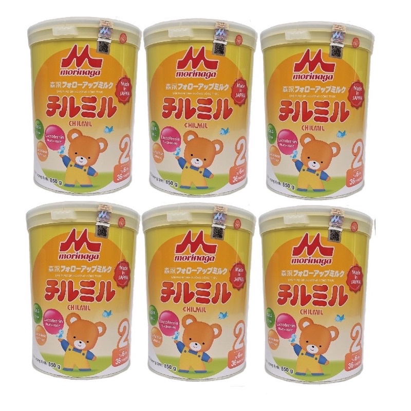 combo 6 lon sữa morinaga số 2-850g (date t11/2024) | Shopee Việt Nam