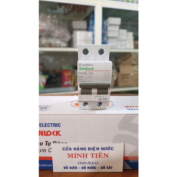 CB 2 cực, MCB 2 tép SINO VANLOCK với thiết kế nhỏ gọn, tinh tế, sang ...