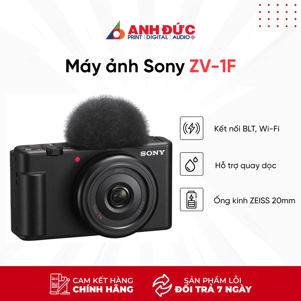 Máy Ảnh Vlog Sony ZV-1F (ZV1F) - Bảo Hành Chính Hãng 12 Tháng | Shopee ...