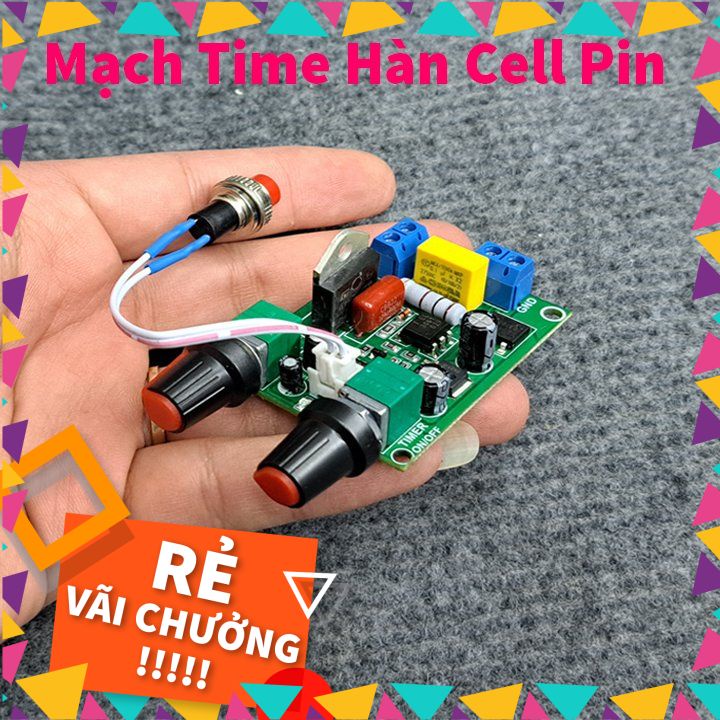 Mạch timer hàn cell pin Mạch Timer Điều Chỉnh Dòng Và Áp Máy Hàn Cell ...