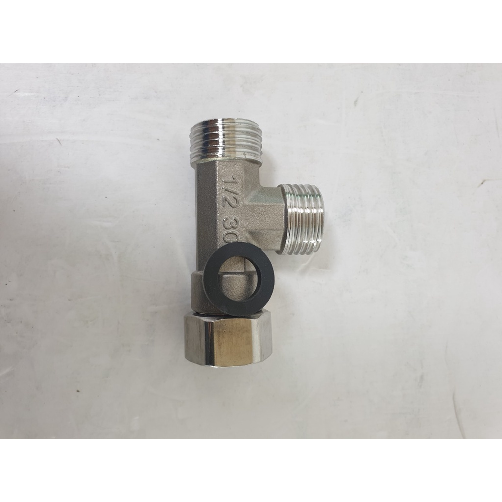 T cầu ốc Đầu nối ống nước 3 đầu chữ T inox phi 21 như hình | Shopee ...