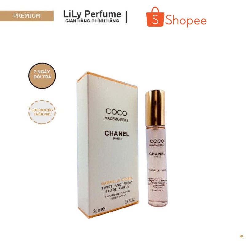 Nước hoa chiết Chanel Coco Mademoiselle 20ml, Nước Hoa Chính Hãng Thơm Lâu, Ngọt Ngào Quyến Rũ ...