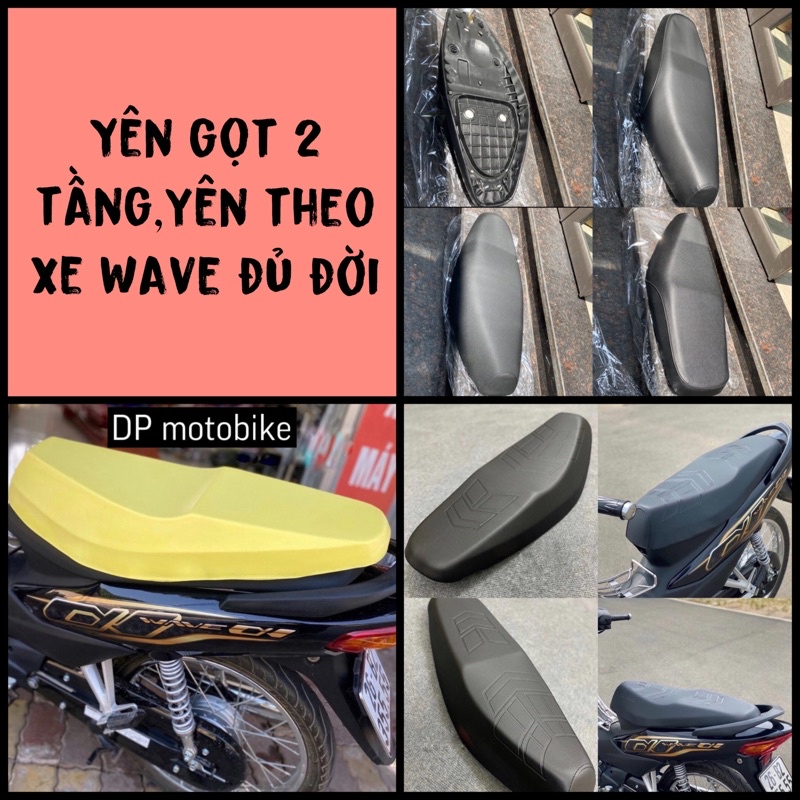 Mút yên gọt 2 tầng xe máy Wave 110 nhỏ 100 alpha zx 50cc a rsx s110 ...