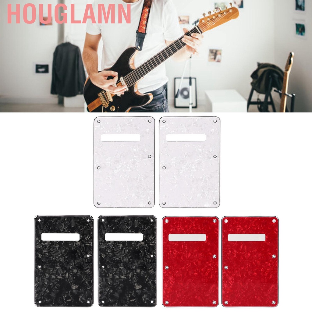 Houglamn 2Pcs Electric Guitar Backplate Cavity Cover Plate Pickguard ...