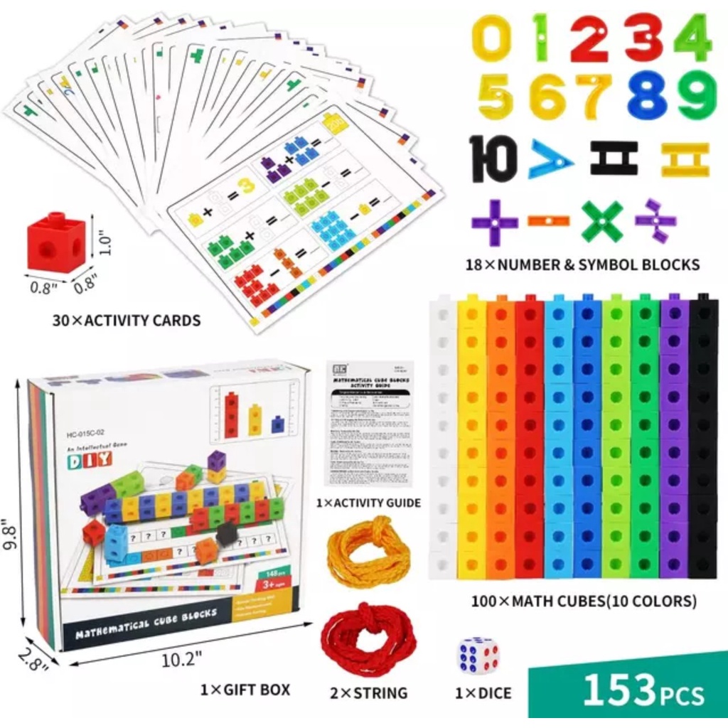 Math link cube - Number block giáo cụ học toán và rèn luyện tư duy cho ...