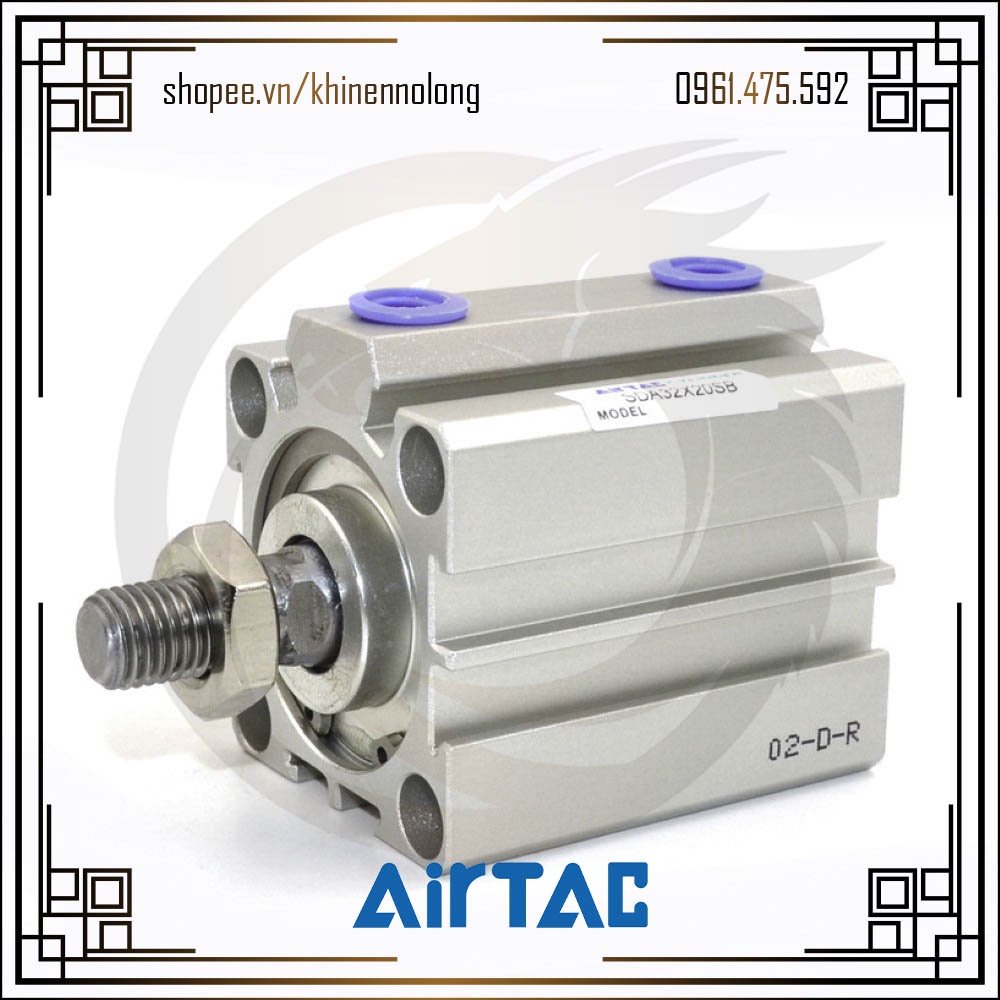 Xi Lanh Khí Nén Compact AirTac SDA40 x 10/15/20/25/30/35/40/45/50/75 ...