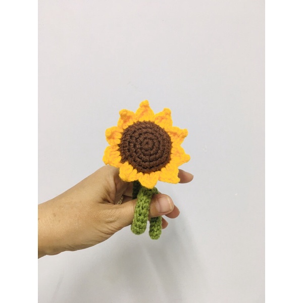 Hoa gắn xe bằng len handmade | Shopee Việt Nam