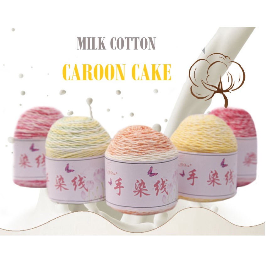 Len Caroon Cake Milk Cotton | Shopee Việt Nam